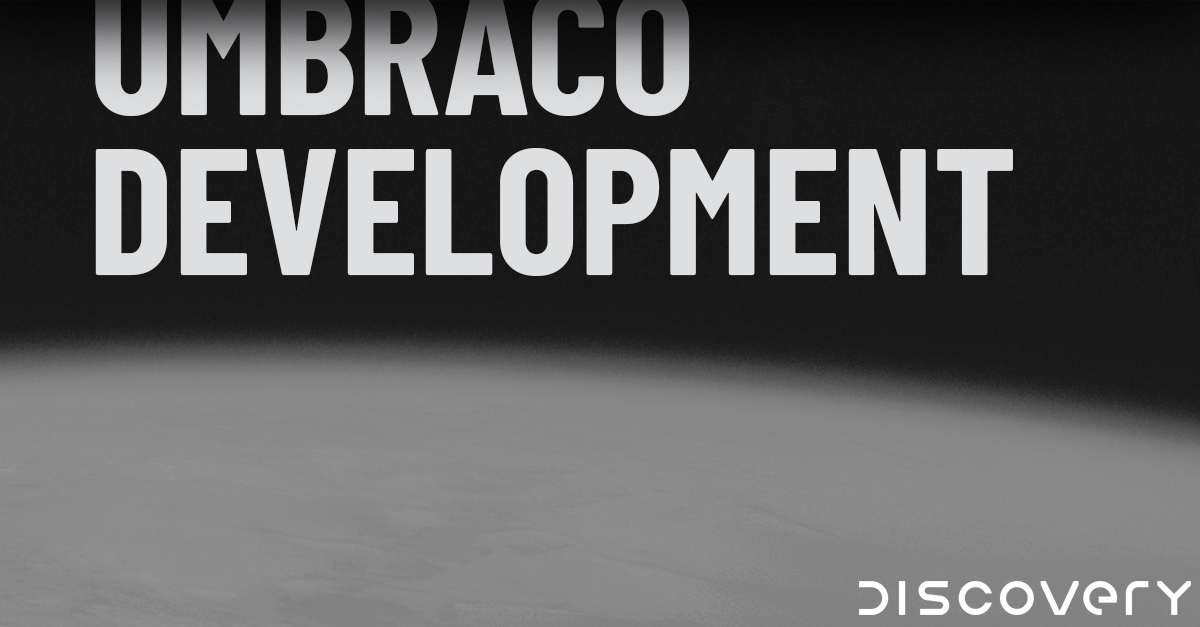Discovery Agency | UMBRACO